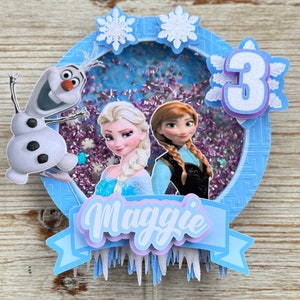 Frozen Inspired Cake Topper / Frozen Inspired Centerpiece/ Birthday ...