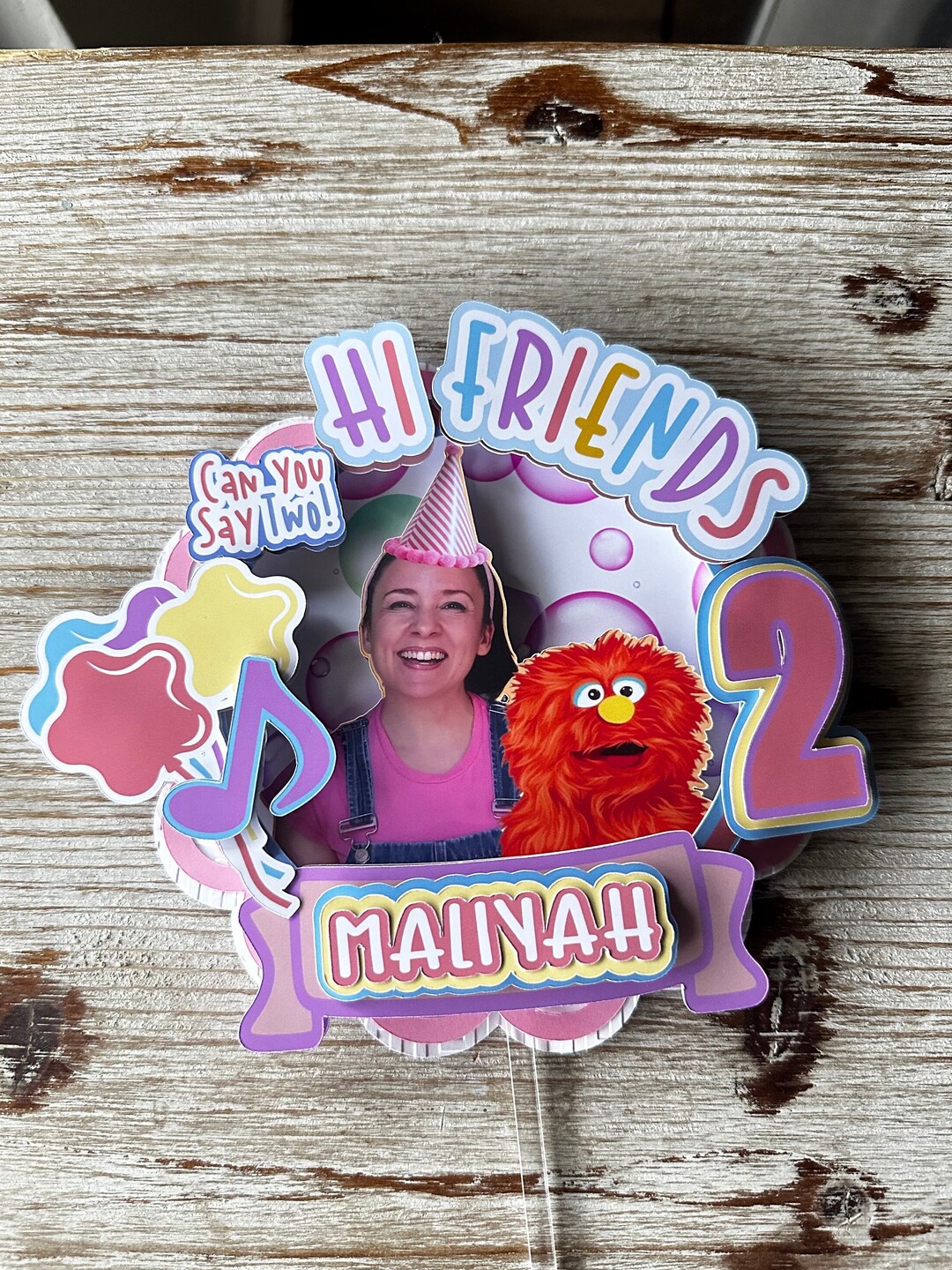 Mrs Rachelcake Toppper| Mrs Rachel Custom Cake W | Mrs Rachel Prty ...