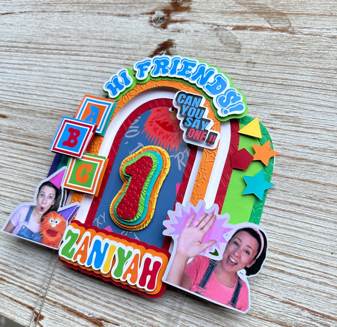 Ms Rachel Inspired Cake Topper / Ms Rachel Party / Miss Rachel - Etsy