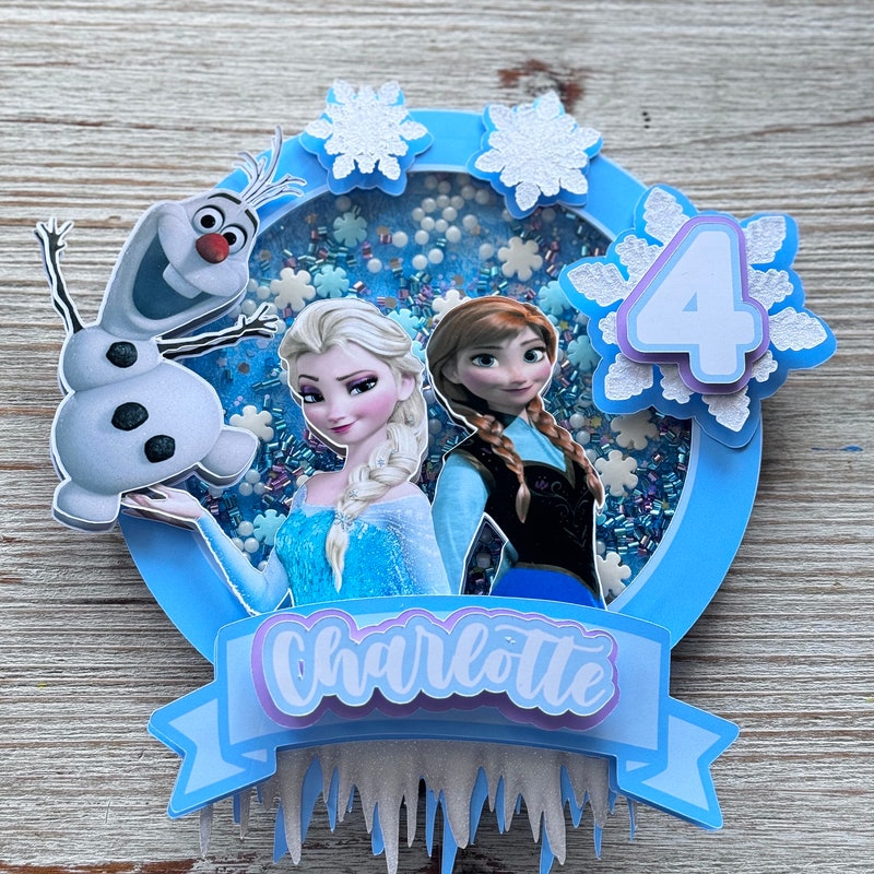 Frozen Cake Topper - Etsy