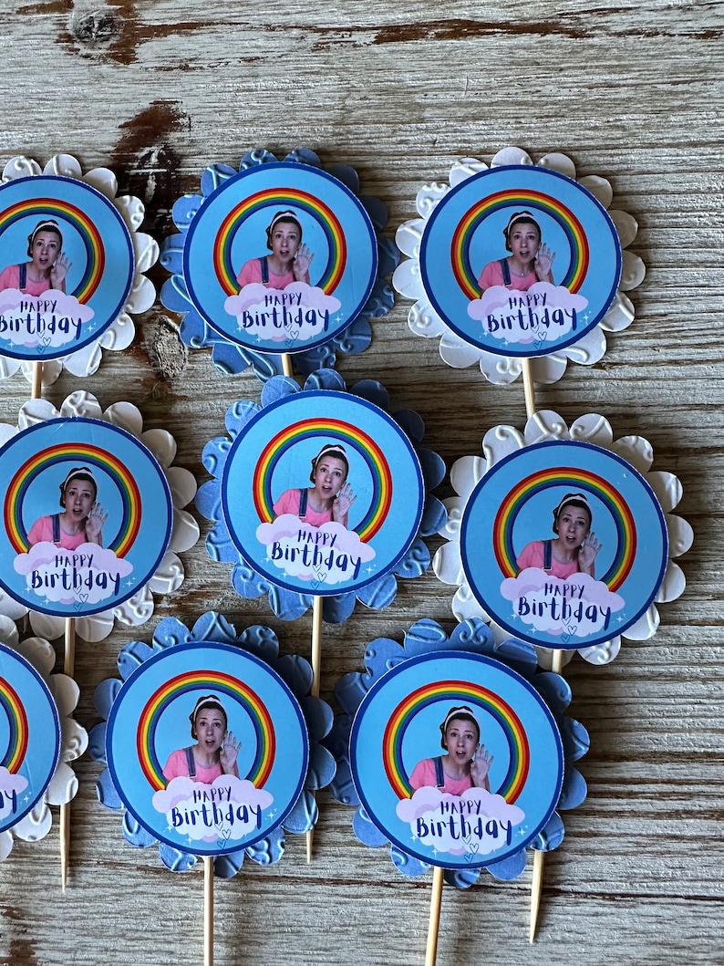 Ms Rachel Cupcake Toppers/ Ms Rachel Custom Cupcake Toppers/ Custom ...