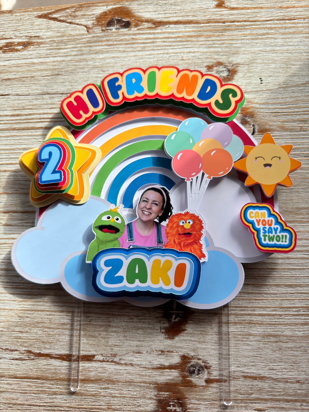 Ms Rachel Cake Topper/ms Rachel Inspired Cake Topper/ Custom Cake ...