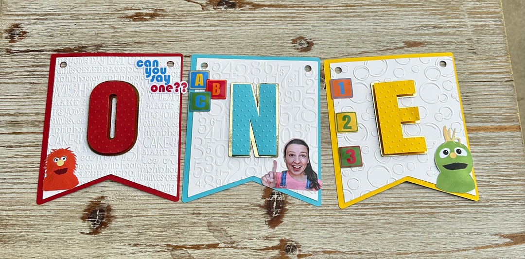 Ms Rachel Custom Highchair Banner/ Custom Birthday Banner / Ms Rachel ...