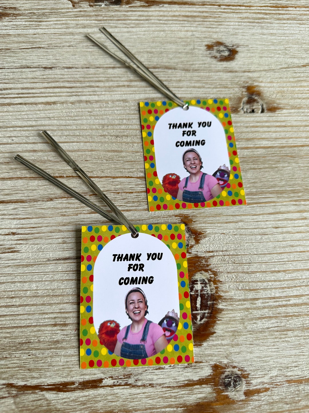 Ms Rachel Custom Thank You Tags / Ms Rachel Thank You Favor Tags ...