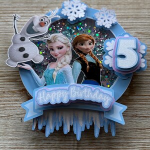 Frozen Inspired Cake Topper / Frozen Inspired Centerpiece/ Birthday ...
