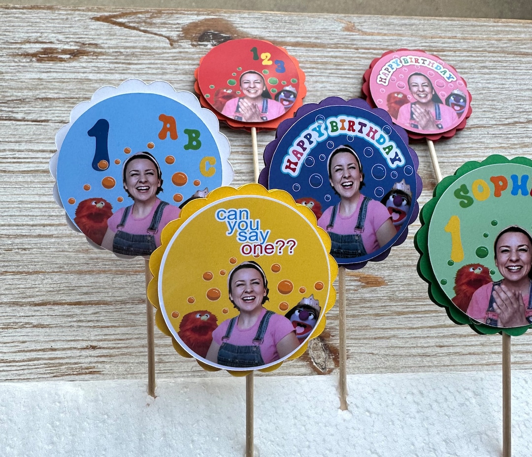 Ms Rachel Cupcake Toppers/ Ms Rachel Custom Cupcake Toppers/ Custom ...