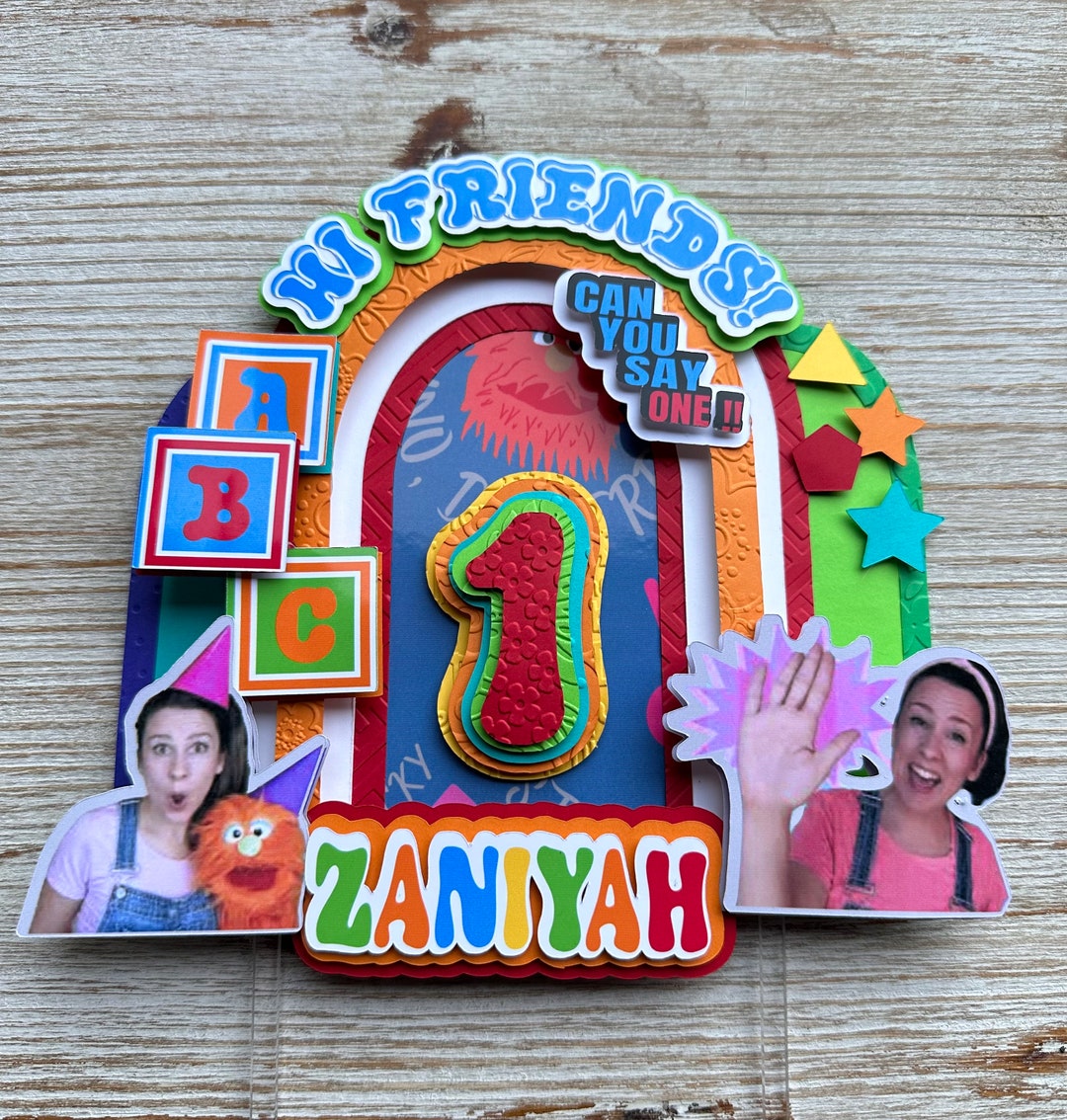 Ms Rachel Inspired Cake Topper / Ms Rachel Party / Miss Rachel - Etsy