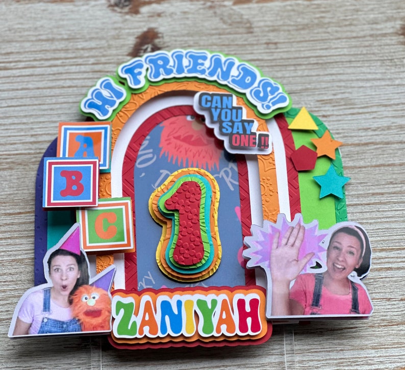 Ms Rachel Inspired Cake Topper / Ms Rachel Party / Miss Rachel - Etsy