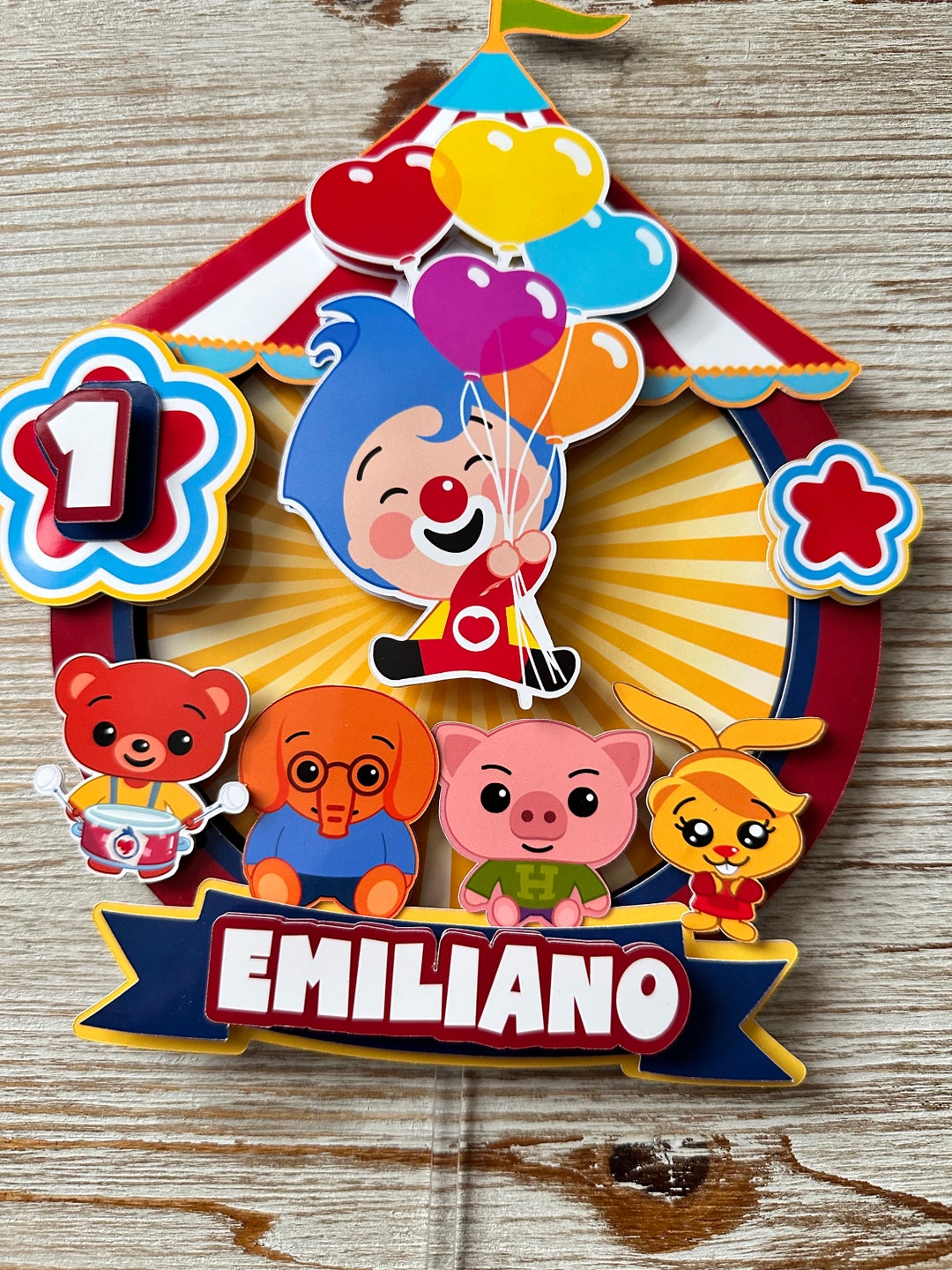 Payasito Blin Blin Cake Topper / Custom Cake Topper Blin Blin ...