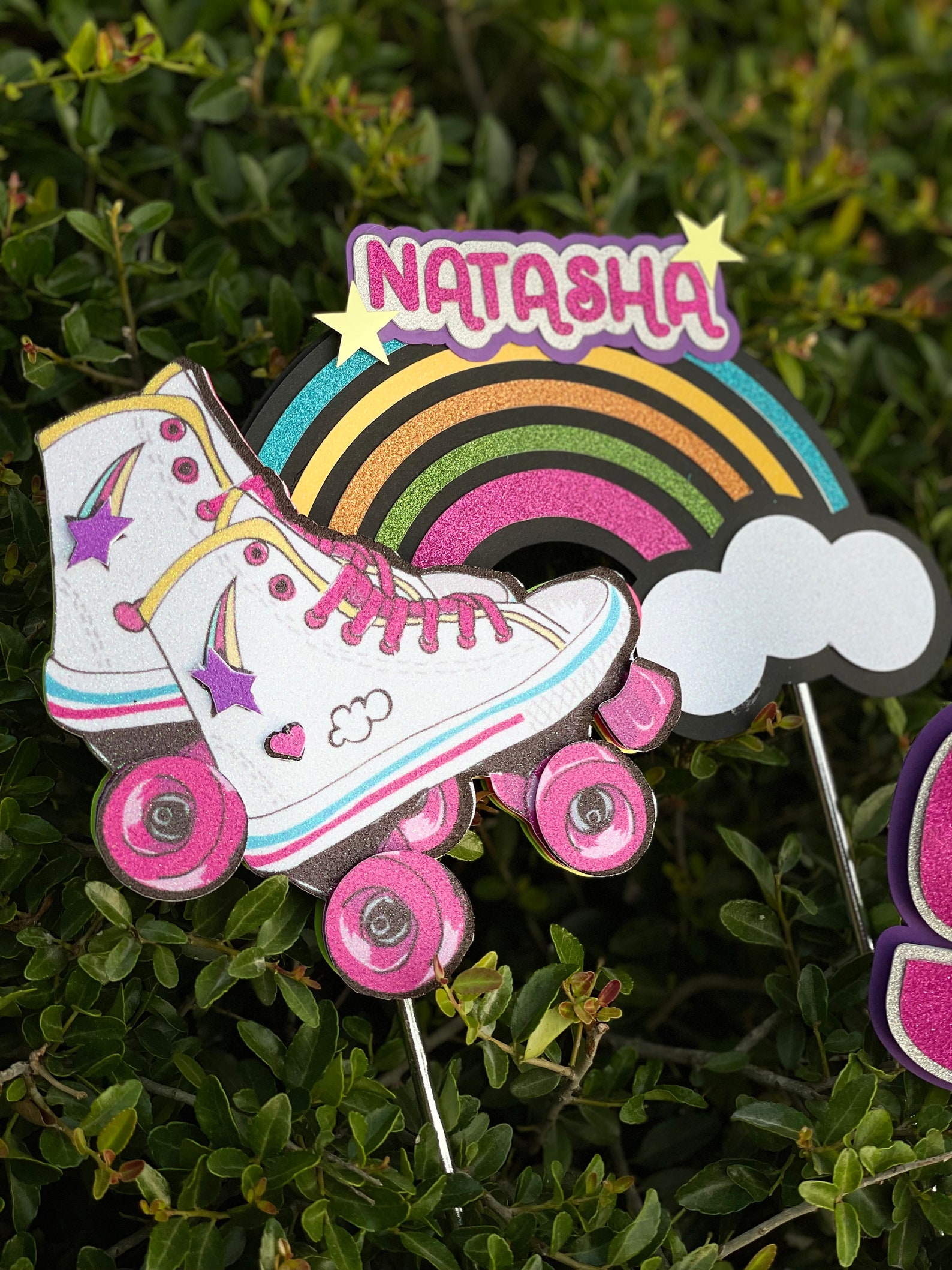 Roller Skate Custom Cake Topper / Custom Cake Topper / Skating 90’s ...