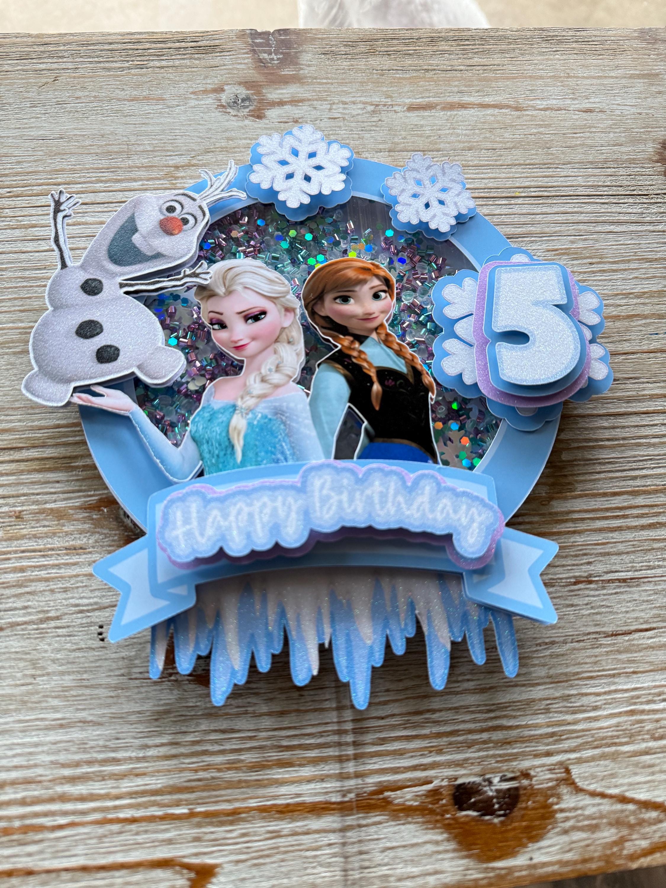 Frozen Inspired Cake Topper / Frozen Inspired Centerpiece/ Birthday ...