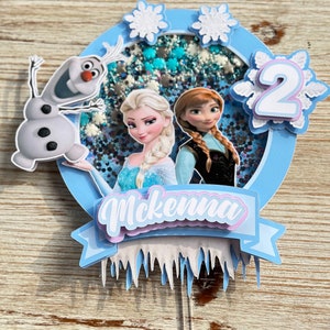 Frozen Inspired Cake Topper / Frozen Inspired Centerpiece/ Birthday ...
