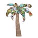 Oyster Shell Palm Tree - Oyster Shell Art - Palm Tree Art - Tropical ...