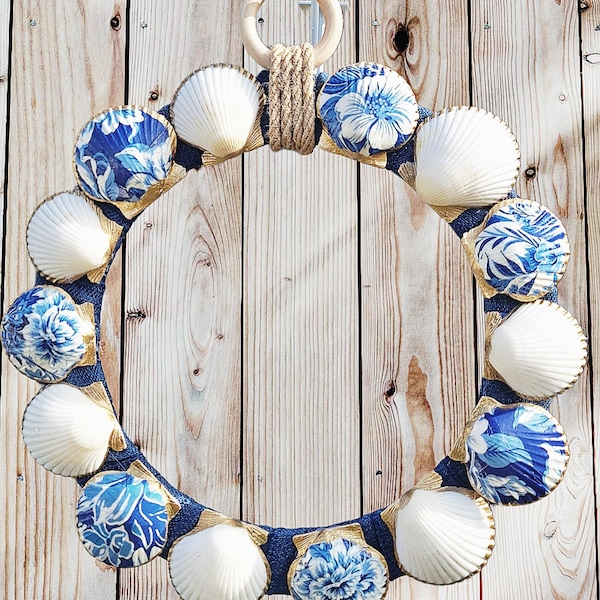 White Shell Wreath - Etsy