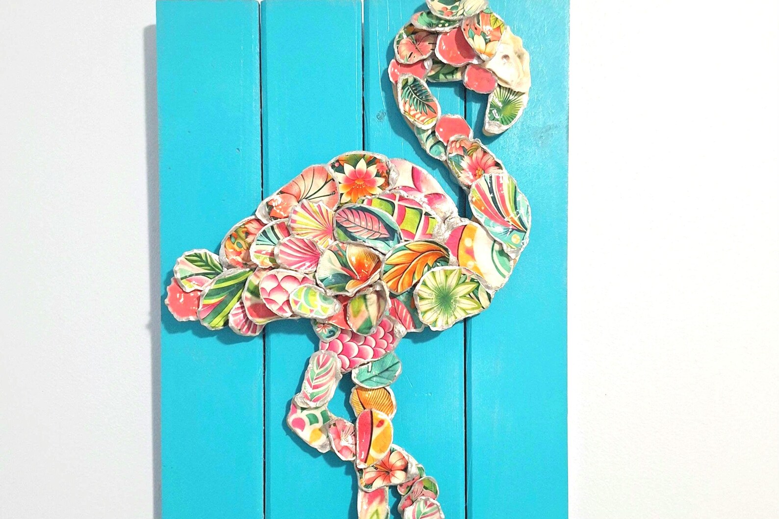 Oyster Shell Flamingo- Oyster Shell Art- Flamingo Art - Etsy