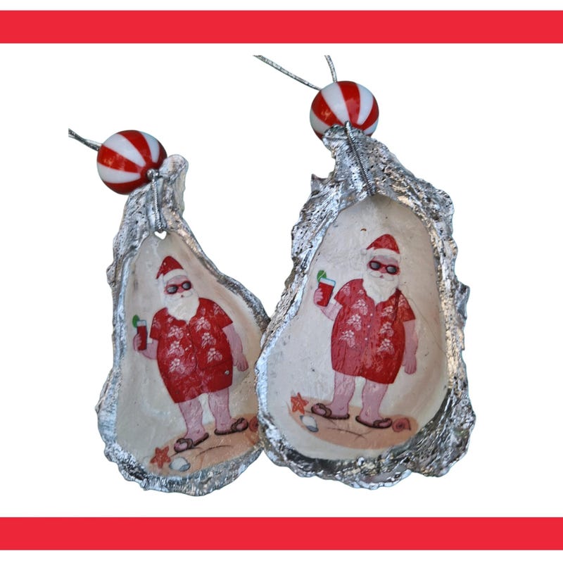 Santa Shells - Etsy
