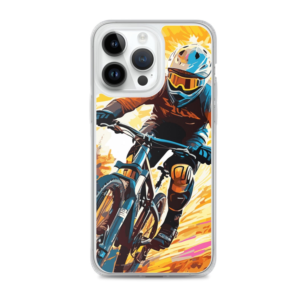 Thrill Ride Mountain Biking Graphic Clear Iphone Case MTB - Etsy
