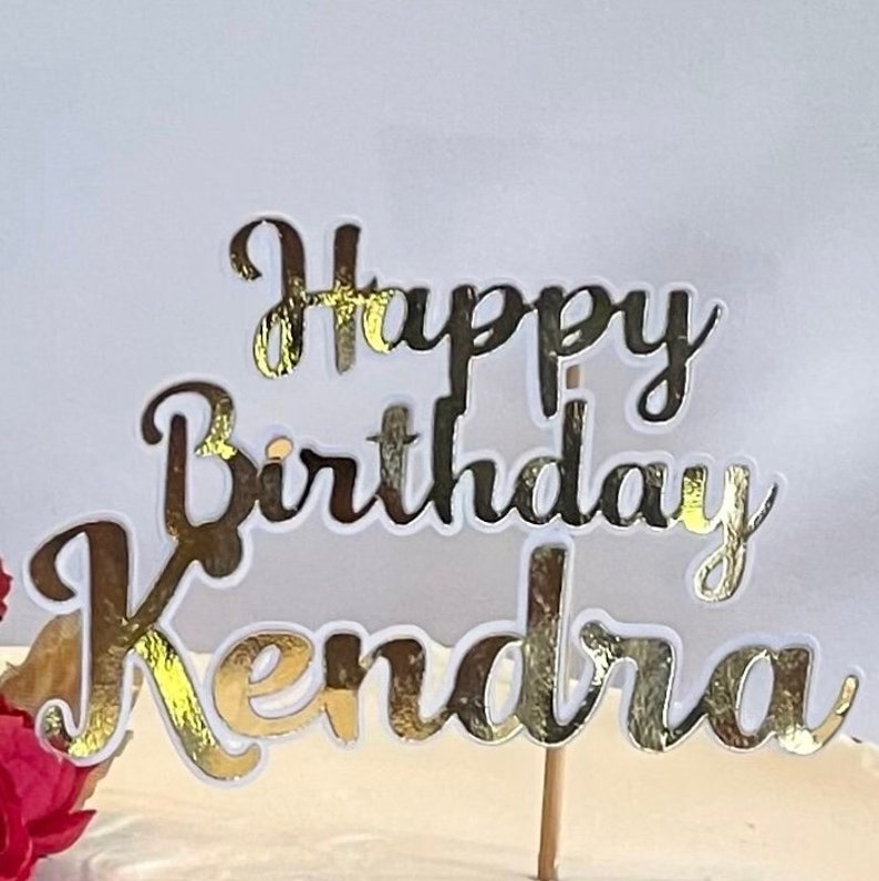 Personalized Cake Topper - Etsy