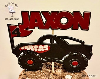 Monster Jam Monster Trucks Cake Topper Monster Jam Monster Trucks ...