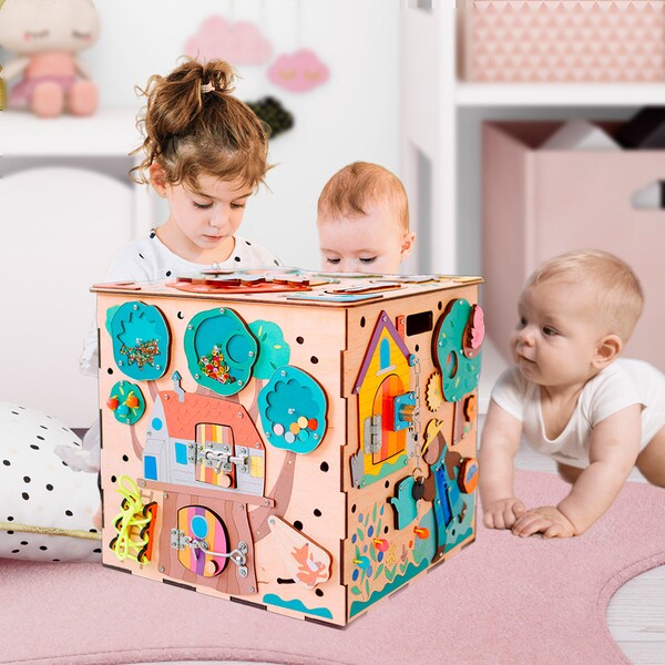 Toddler Busy Box - Etsy