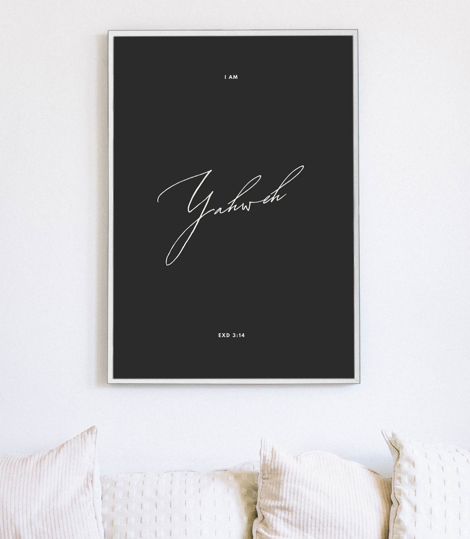 YAHWEH Names of God in the Bible Bible Verse Digital Print Poster Bible ...