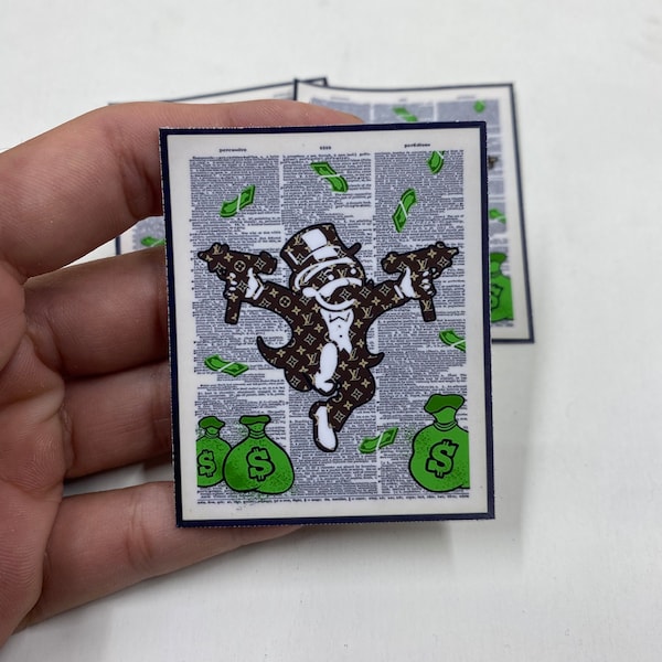 Monopoly Man Decal - Etsy Australia