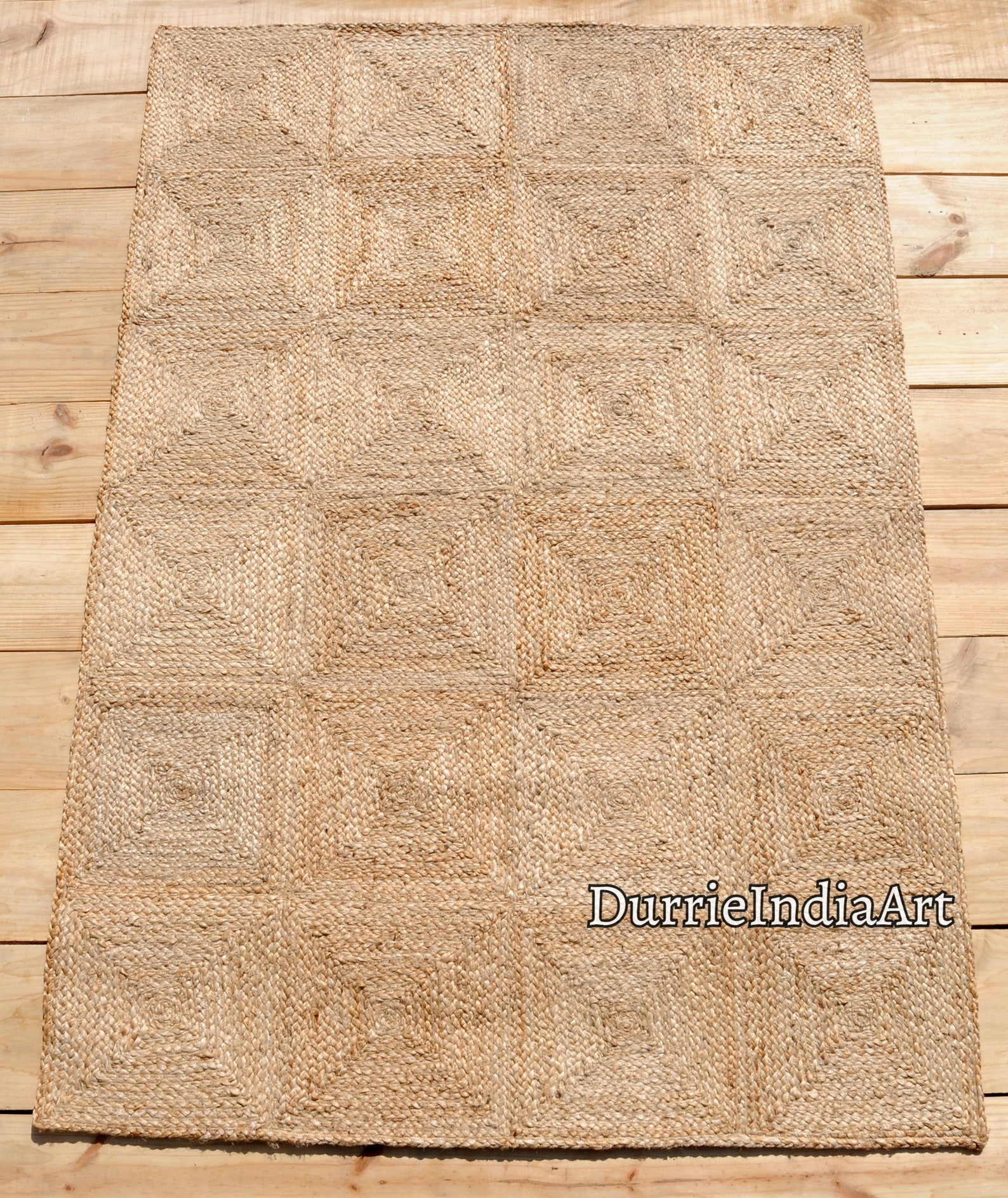 Natural Jute Rug Jute Braided Rug Bohemian Jute Rug Rectangular Jute ...