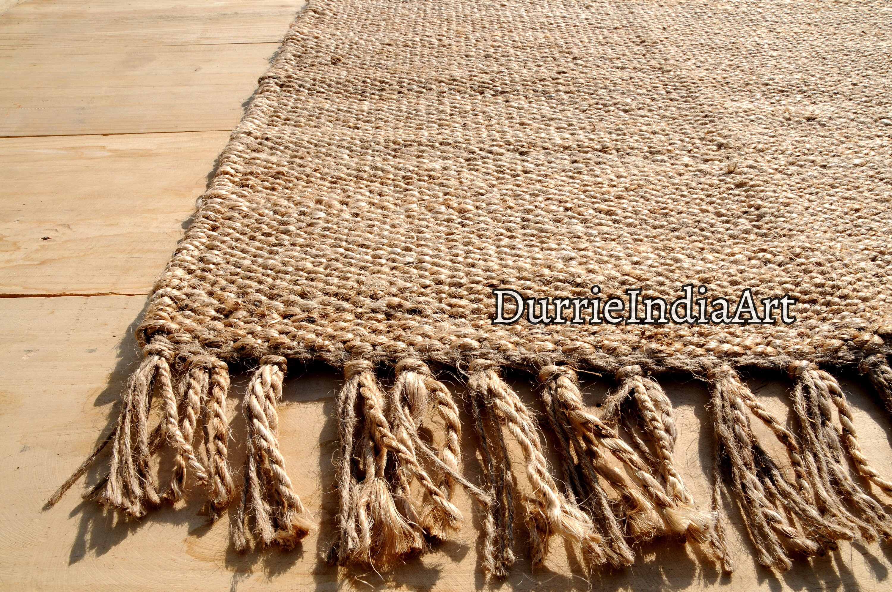 Handmade Jute Chunky Jute Area Rug Bedroom Living Room Rug Handcrafted ...