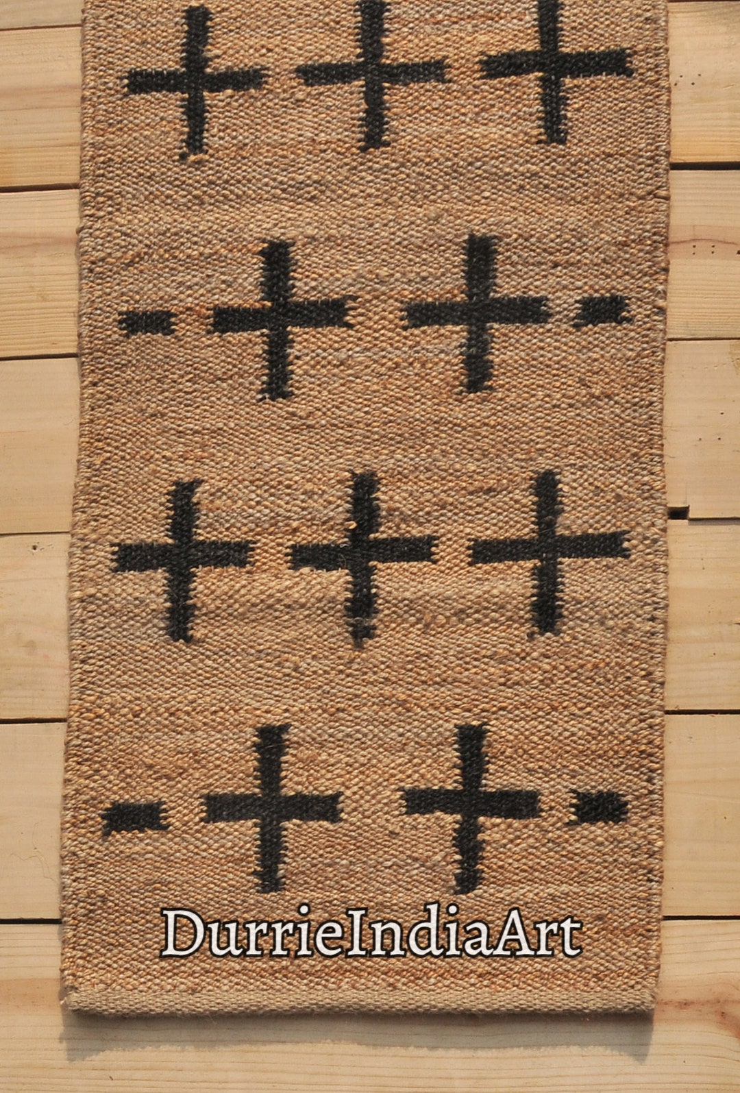 Handmade Natural and Black Plus Jute Rugs, Large Area Jute Rugs, Black ...