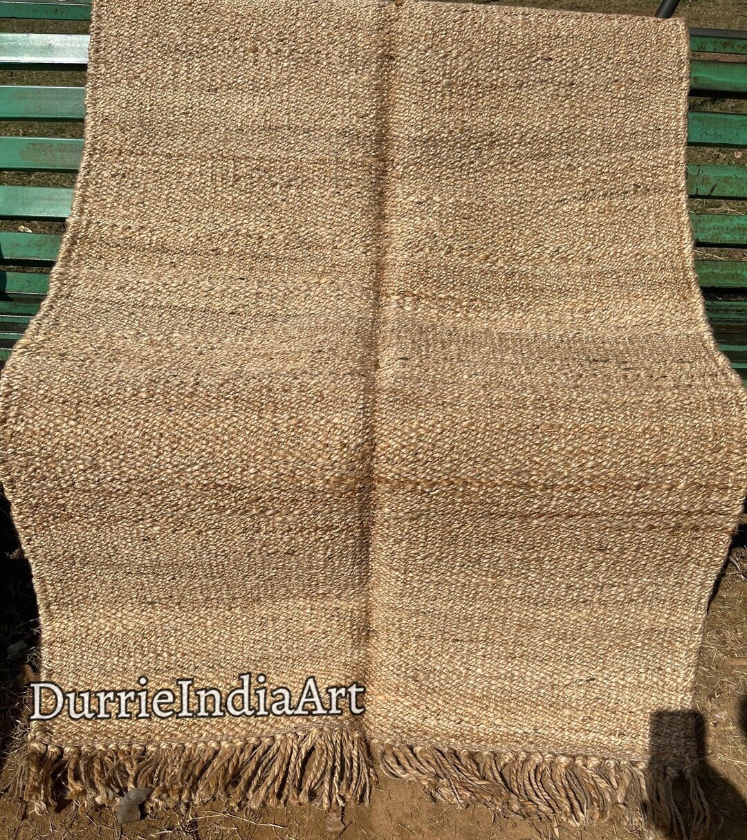 Indian Handmade Hemp Rug With Beige Color, Beautiful Home and Living ...