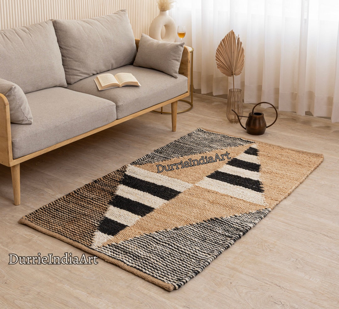 Handmade Woven Natural Jute Rugs Extra Large Natural Rug for Kitchen ...
