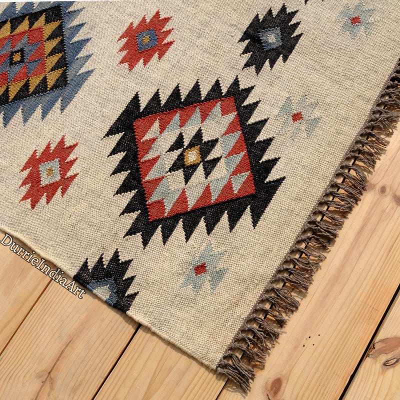 Bohemian Kilim Rug - Etsy