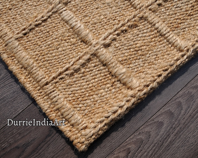 Traditional Rug, Jute Wool Rug, Lobby Rug, Turkish Oushak Rug, Ethnic ...