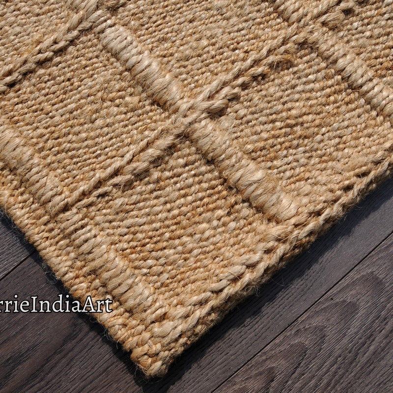 Hand Woven Jute Door Mat - Etsy UK