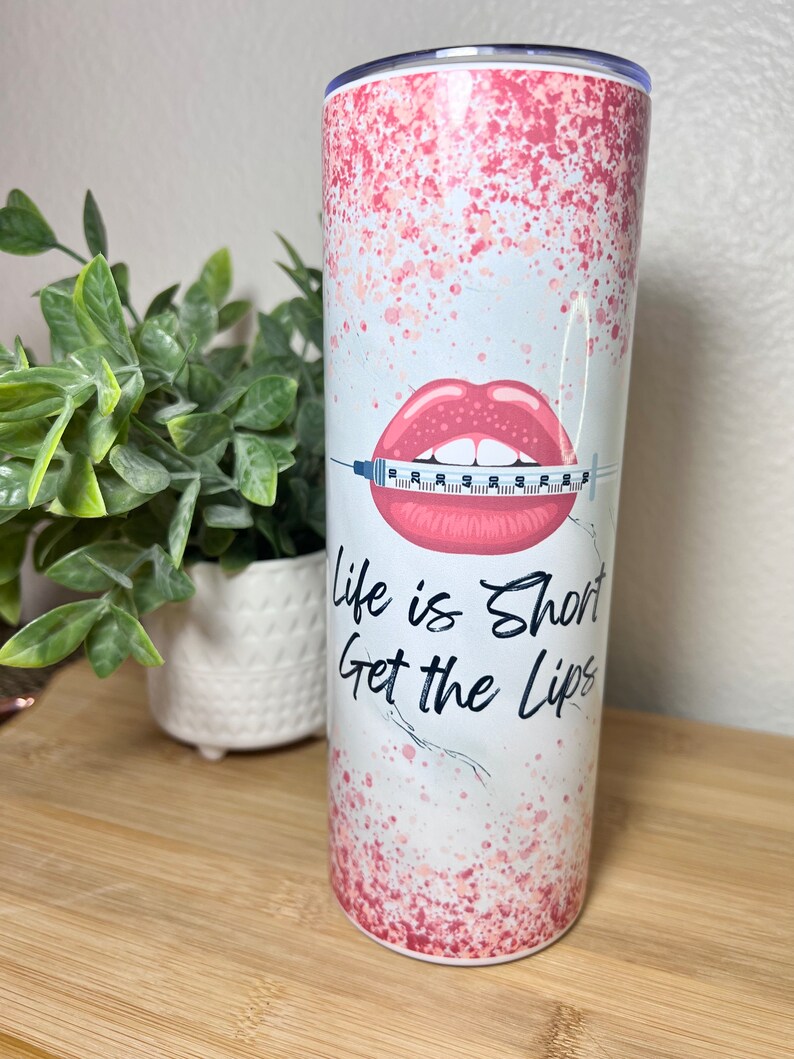Get the Lips Tumbler - Injector Aesthetic Nurse.pink or Black Border ...