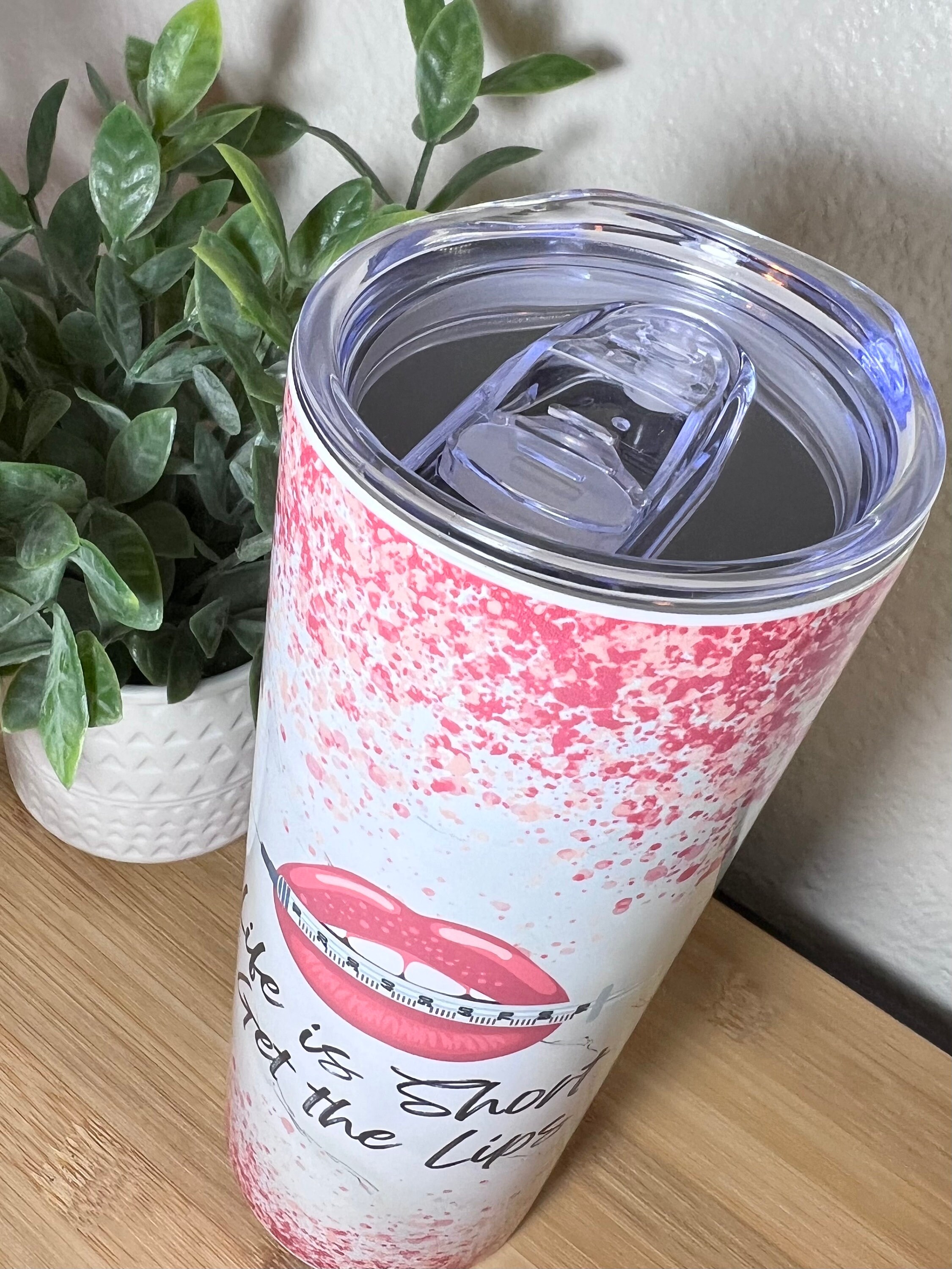 Get the Lips Tumbler - Injector Aesthetic Nurse.pink or Black Border ...