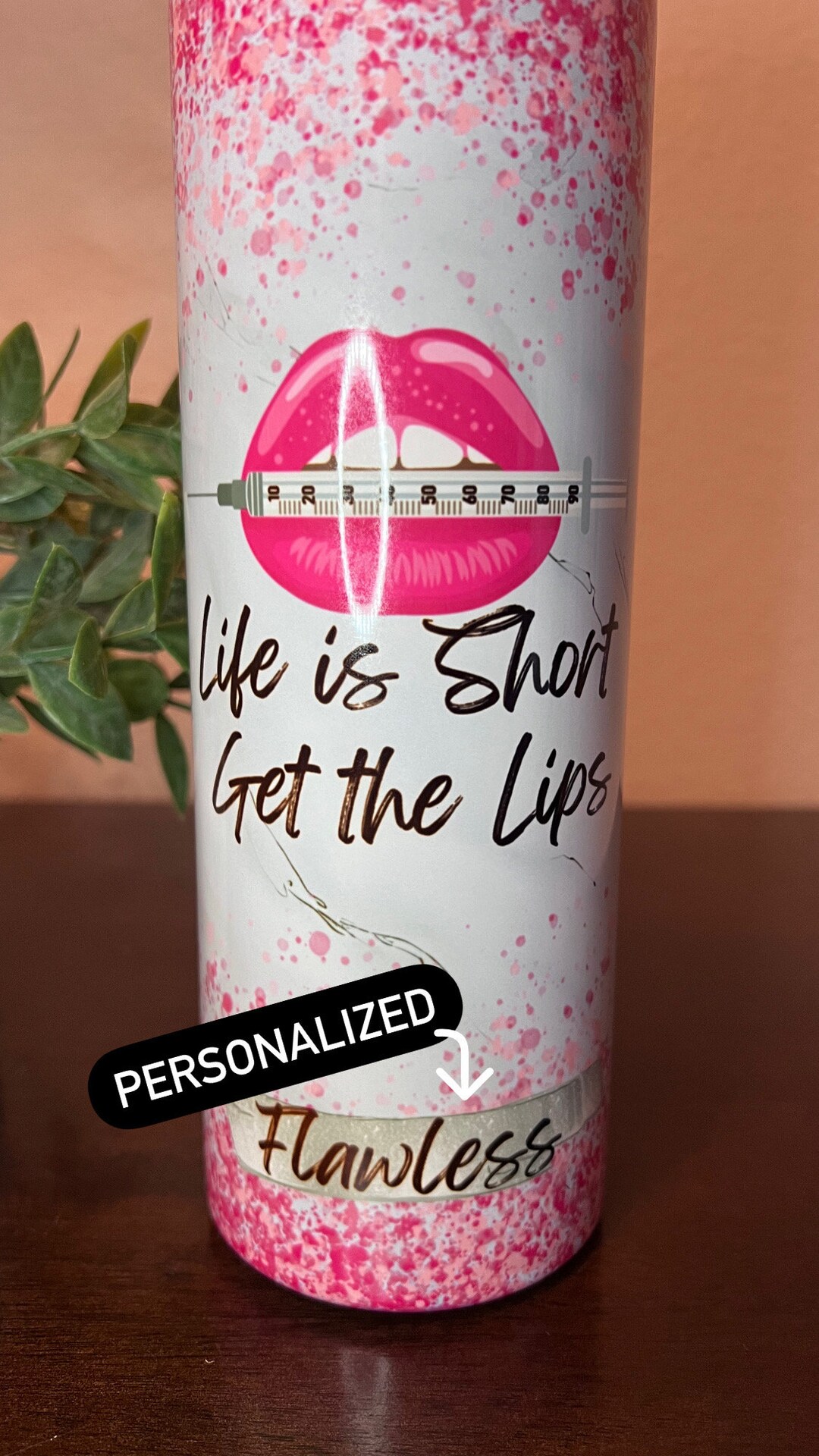 Get the Lips Tumbler - Injector Aesthetic Nurse.pink or Black Border ...