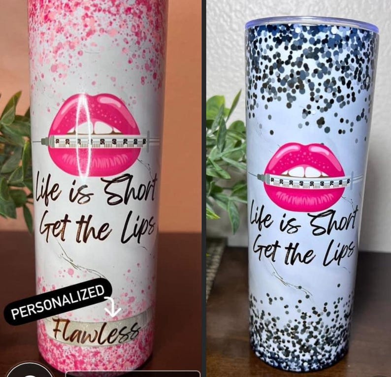 Get the Lips Tumbler - Injector Aesthetic Nurse.pink or Black Border ...