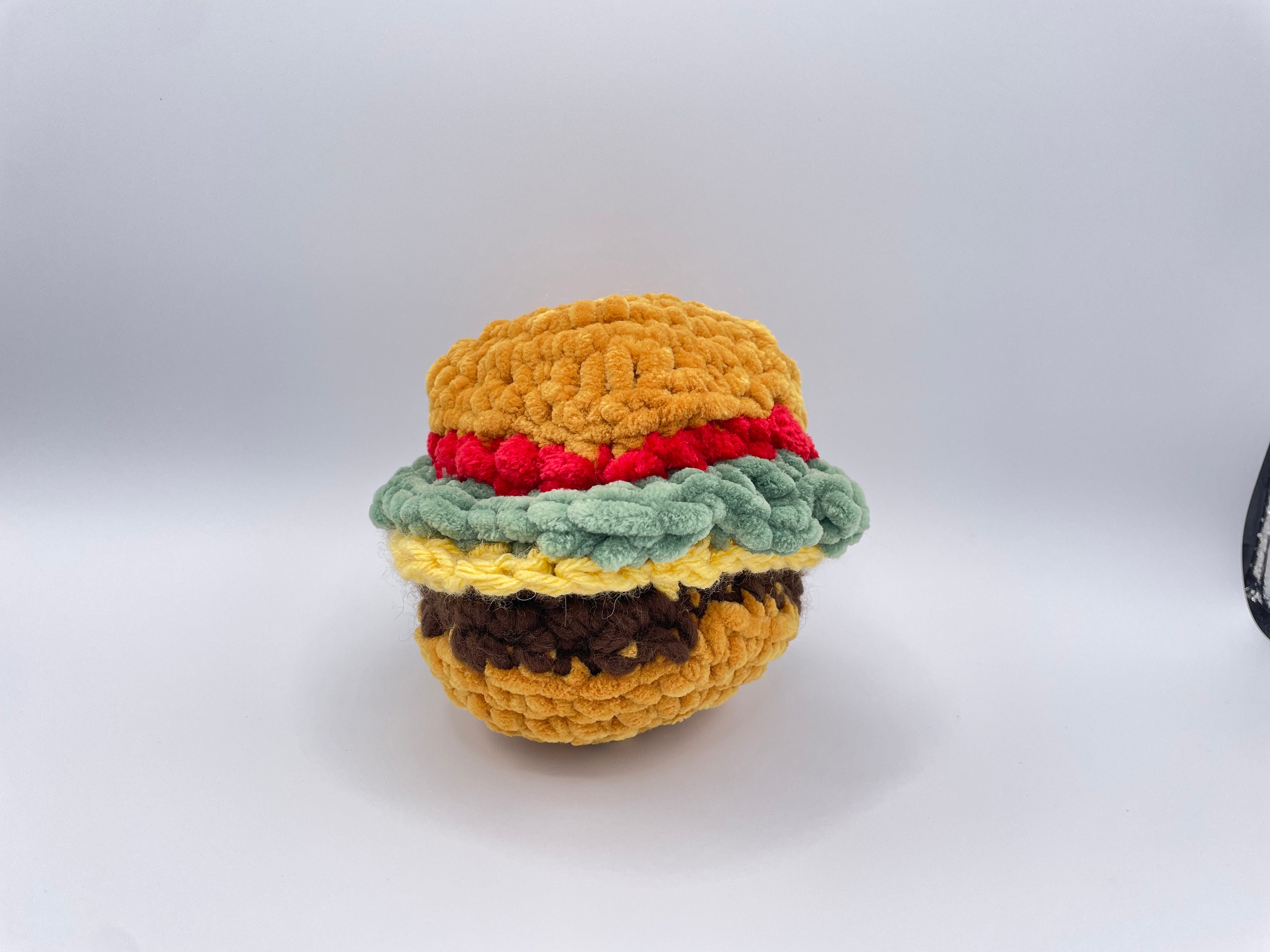 Crochet Burger - Etsy