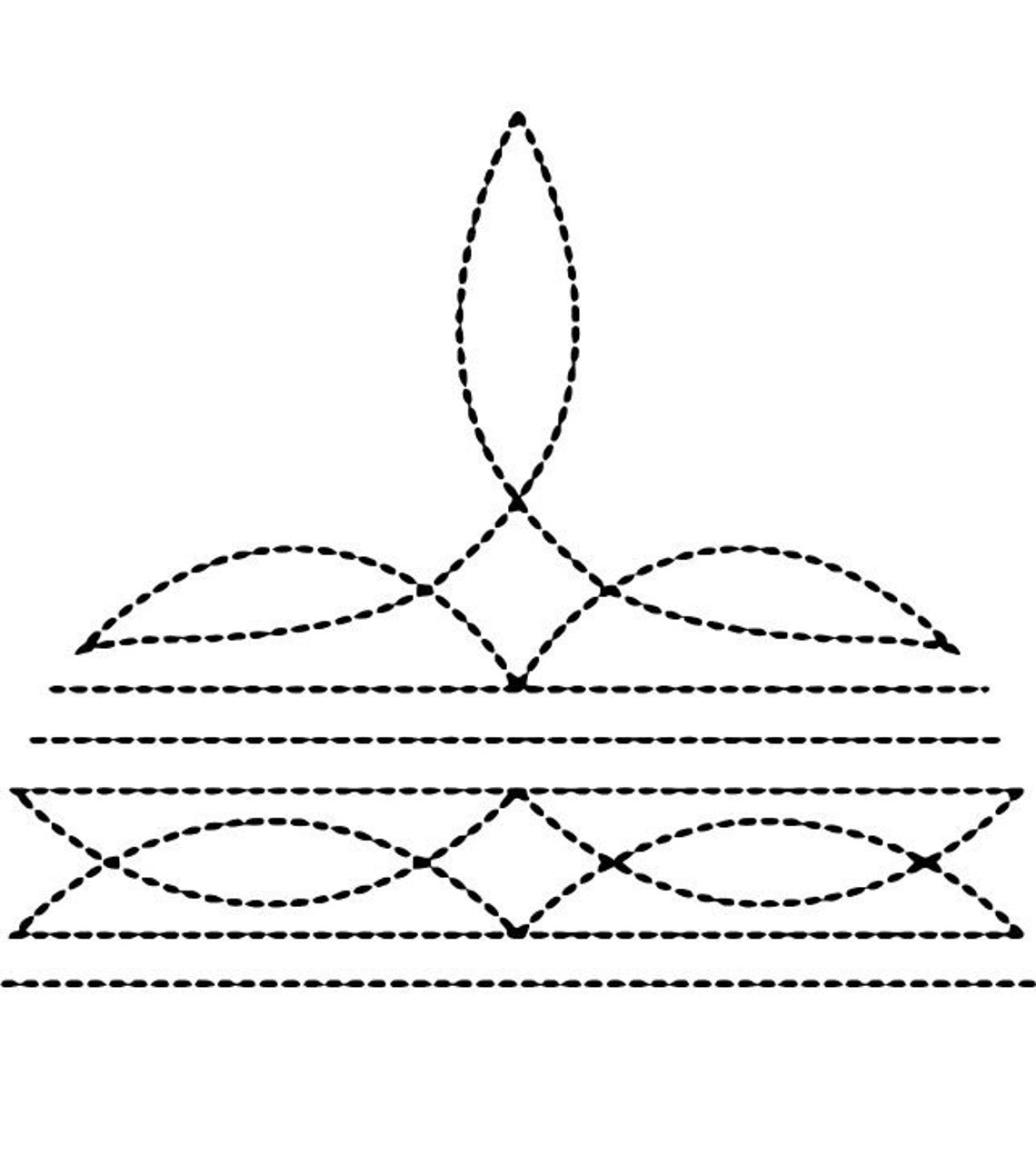 Boot Stitch Digital Embroidery Files - Etsy