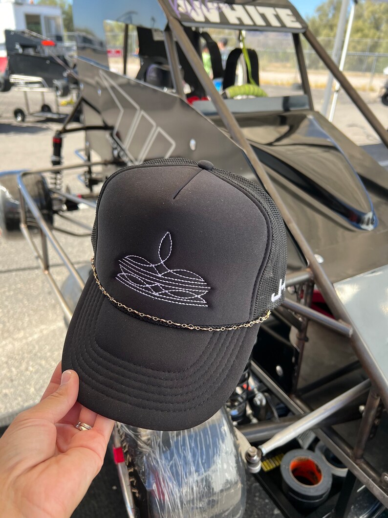 Boot Stitch Embroidered Foam Trucker Hat - Etsy