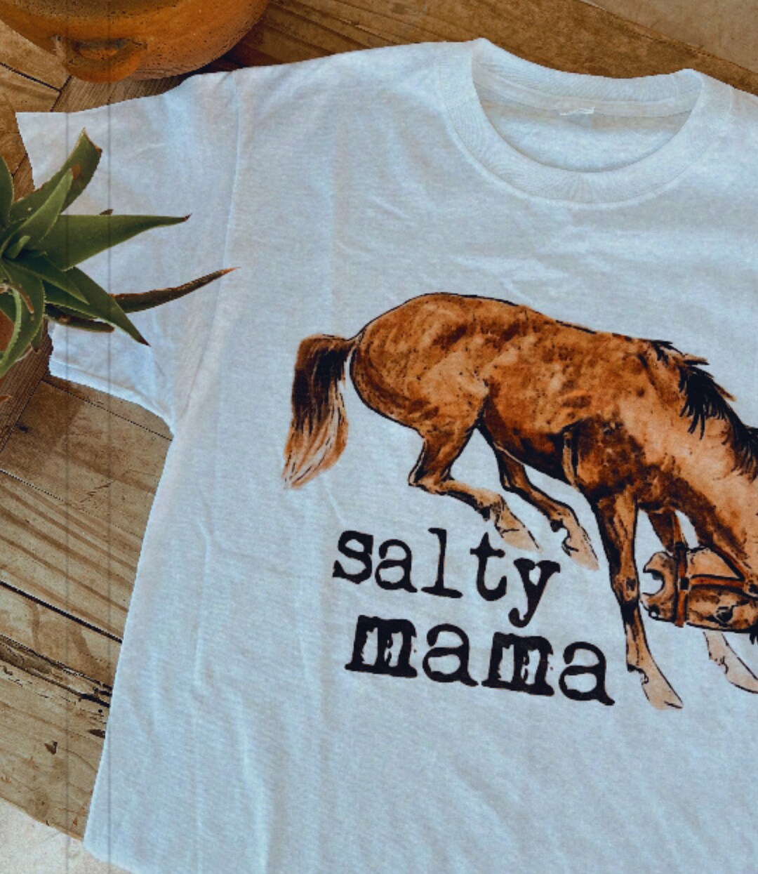 Salty Mama Western Graphic Tee - Etsy