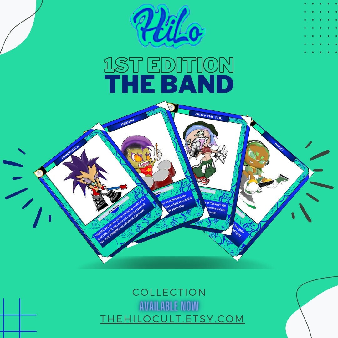 Hilo 1st Edition the Band Collectable Card - Etsy
