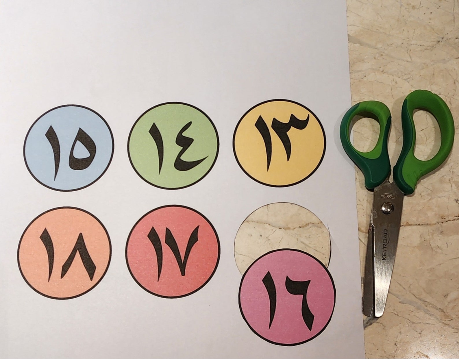 Numbers in Arabic From 1 to 100 (الأرقام العربية من 1 إلى 100) - Etsy