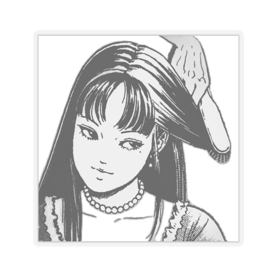 Tomie Sticker Japanese Horror Haunting Manga Anime Decal Creepy Asian ...