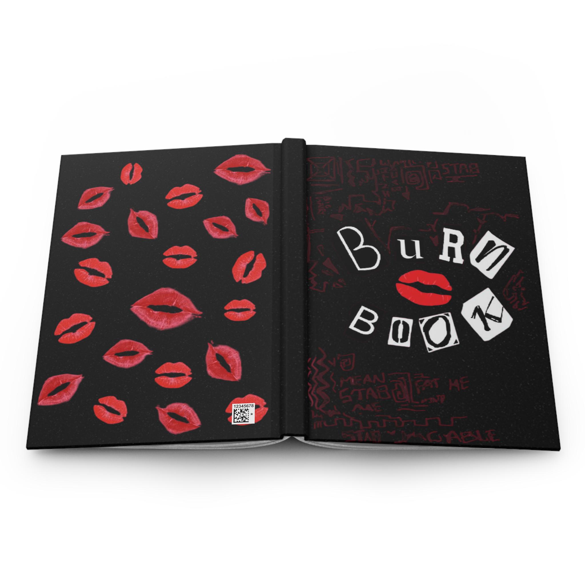 Mean Girls Hardcover Journal Aesthetic Burn Book Lipsticks Stains Pink ...