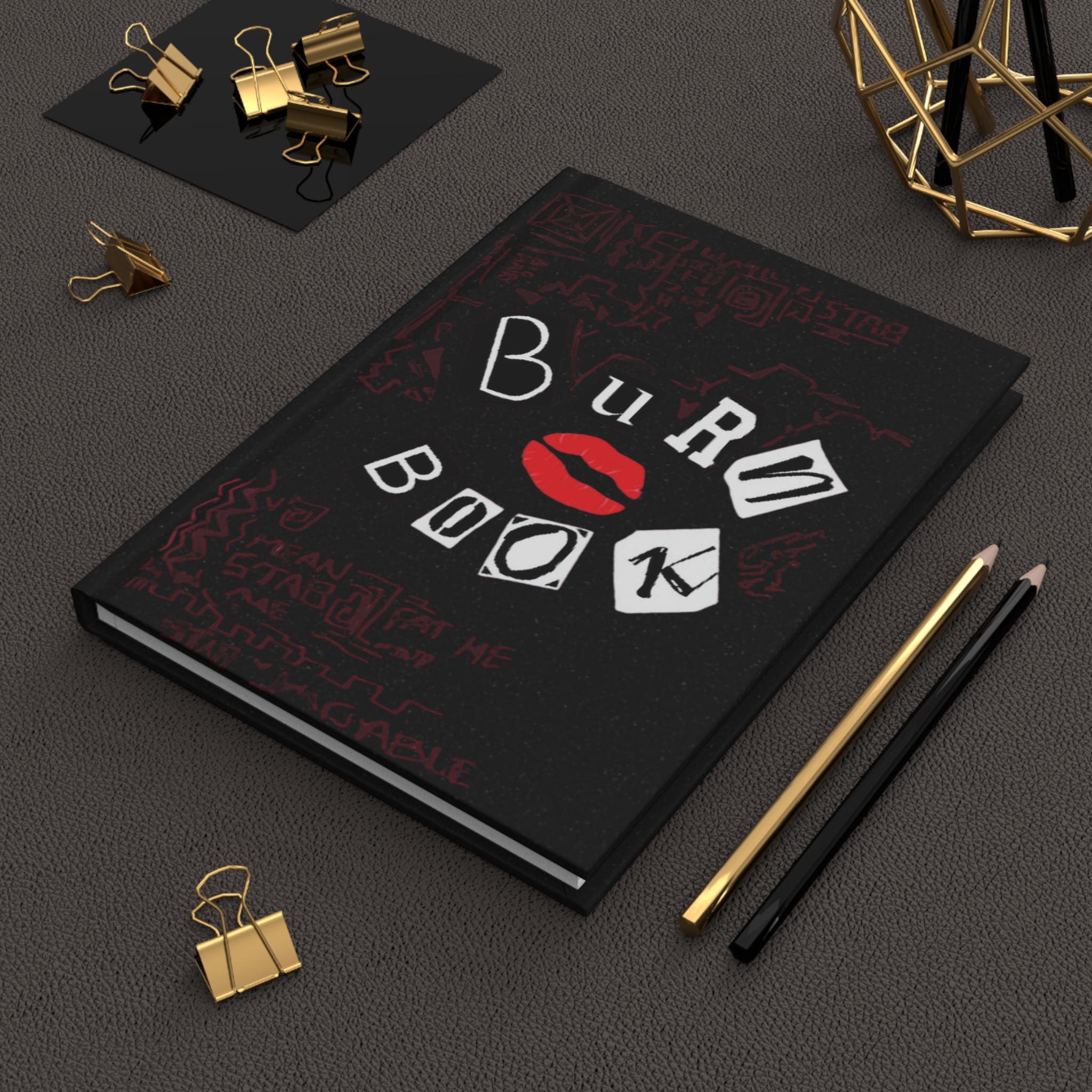 Mean Girls Hardcover Journal Aesthetic Burn Book Lipsticks Stains Pink ...