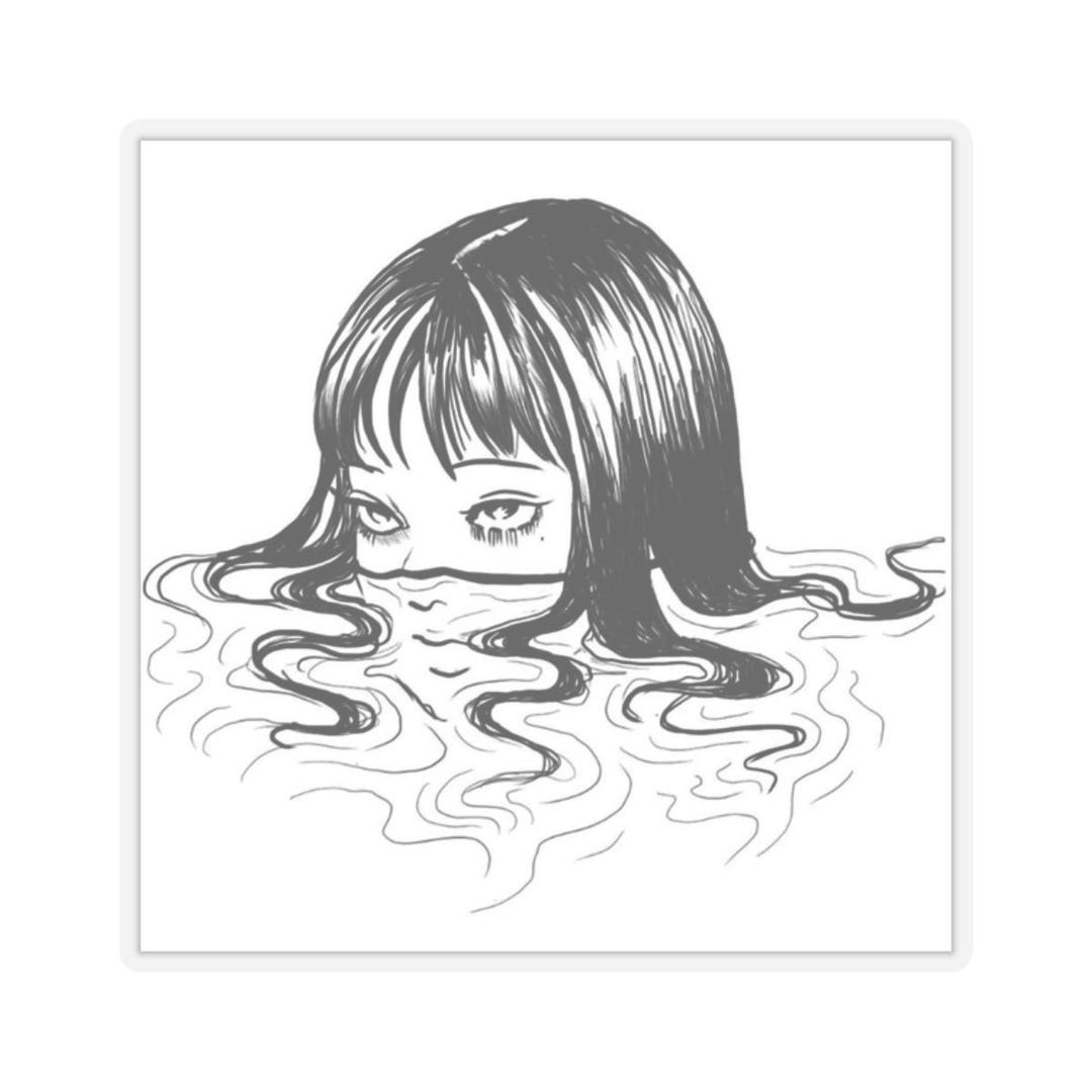 Japanese Horror Tomie Sticker Haunting Manga Anime Decal Creepy Asian ...