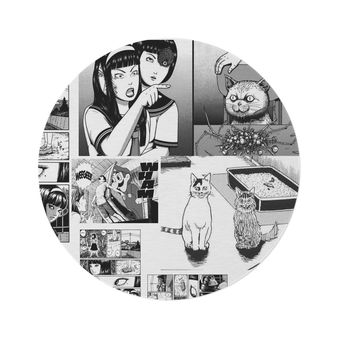 Japanese Horror Tomie Rug, Haunting Manga Anime Rug, Creepy Asian Film ...