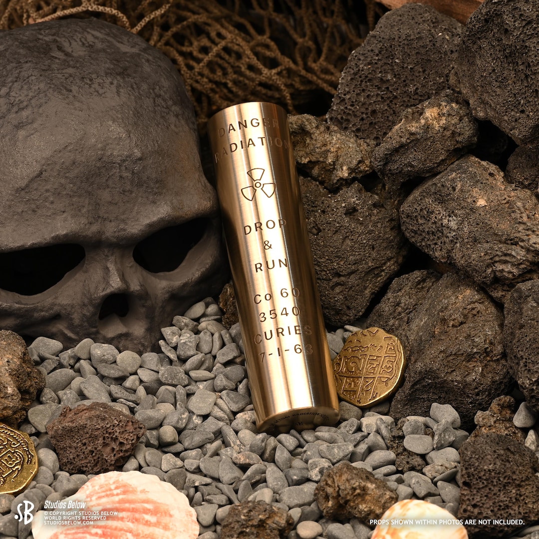 Solid Brass Cobalt-60 Drop & Run Prop Replica (nuclear Radiation Source ...
